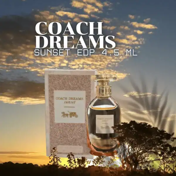 COACH Dreams Sunset Mini 4.5 ml น้ำหอมจิ๋ว กลิ่นอุ่นอบอวลยามเย็น